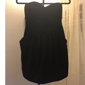 Max Rave | Dresses | Maxrave Black Little Tube Top Dress Size S | Poshmark
